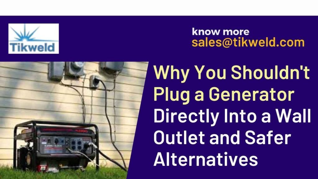 Can You Plug a Generator into a Wall Outlet: Safety Tips - BackupWatt