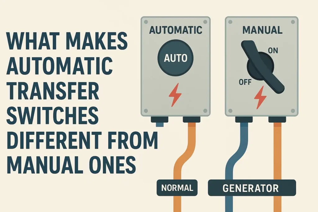 Difference between Manual And Automatic Transfer Switch: Key Insights ...