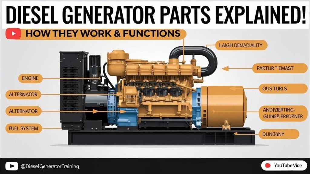 What are the Major Parts of a Gas Standby Generator: Key Components ...